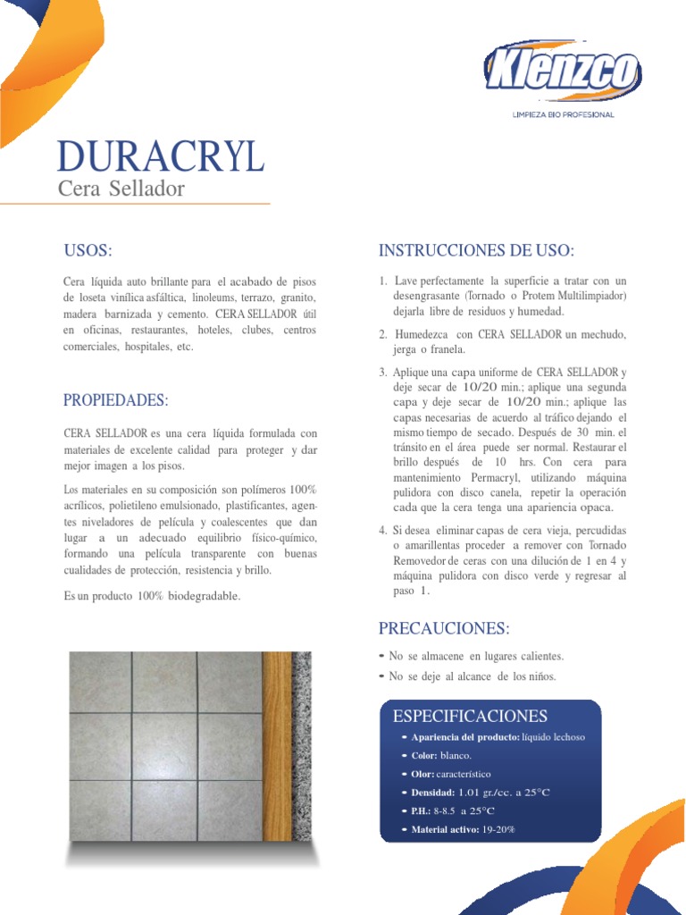 DURACRYL | PDF | Materiales | Naturaleza
