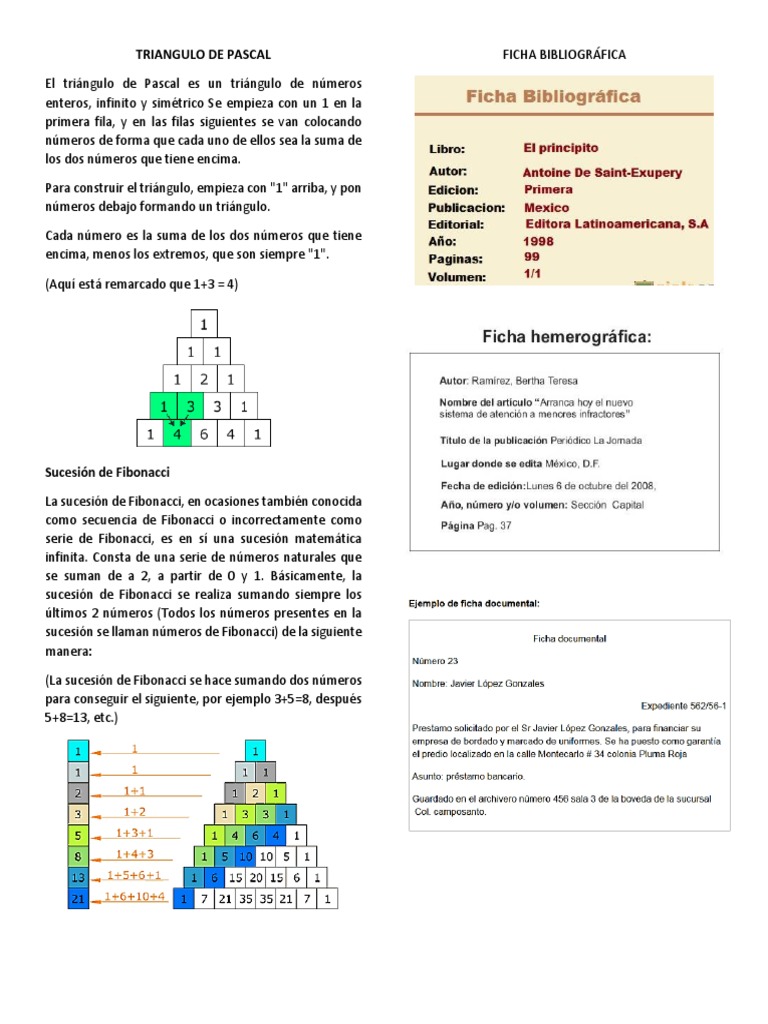 Triangulo de Pascal | PDF