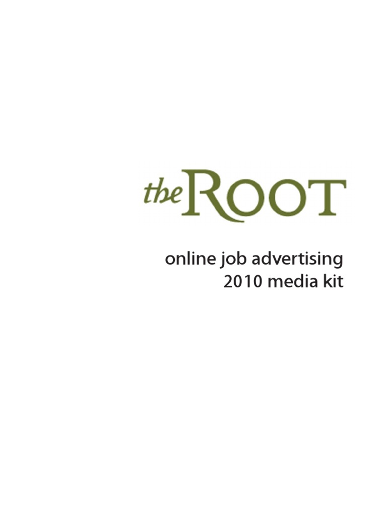 The Root Media Kit | PDF | Advertising | Social Media