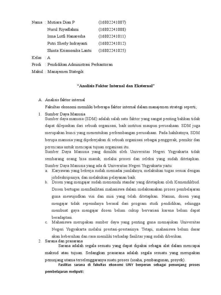 Analisis Bu Ros | PDF
