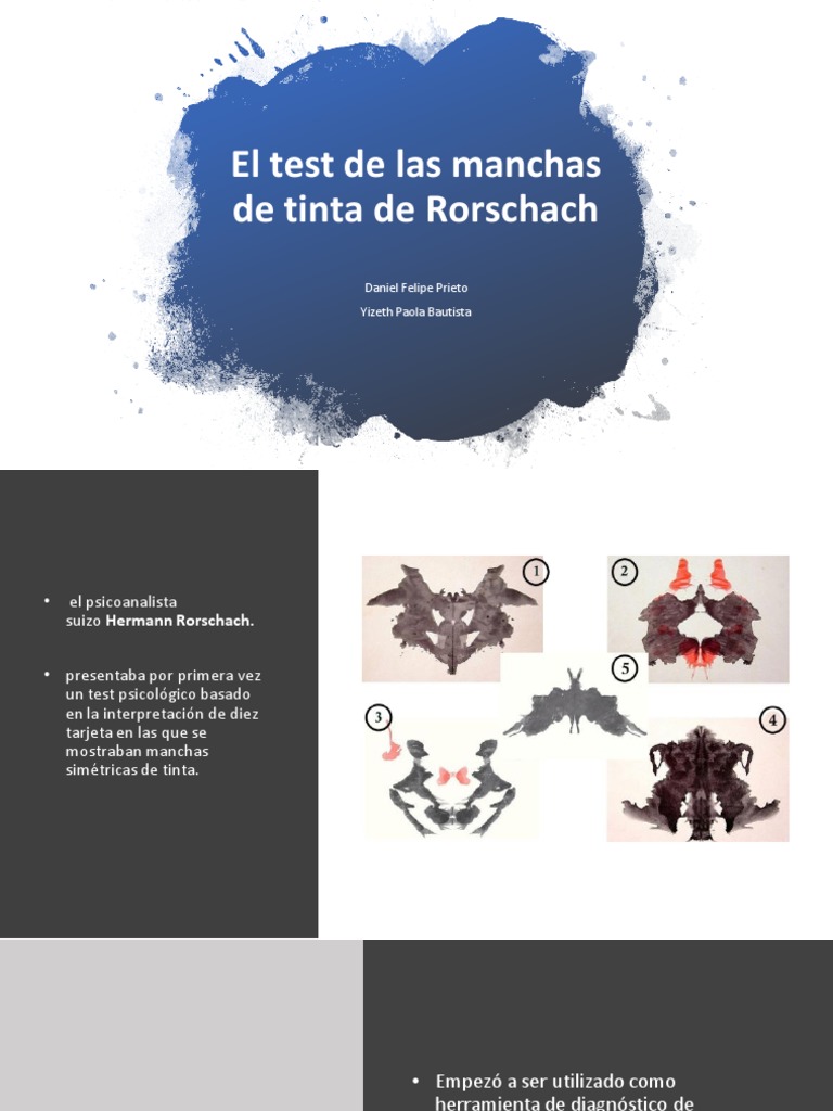 Interpretación del Test de Rorschach | PDF | Neurociencia | Psicología ...