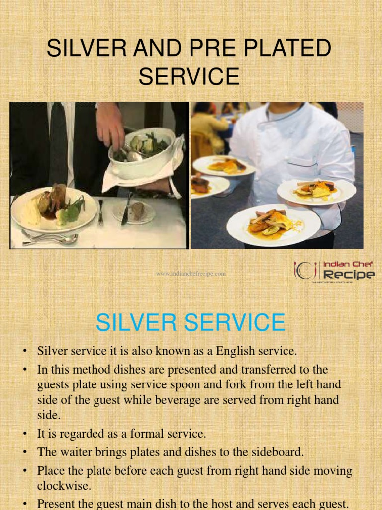 Silver and Pre Plated Service | Download Free PDF | Waiting Staff ...
