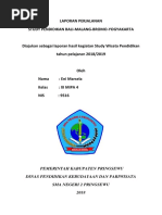 CONTOH LAPORAN STUDY TOUR KE YOGYAKARTA Kelompok 1 | PDF