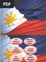 The Reform Movement Graciano Lopez Jaena | PDF | Philippines