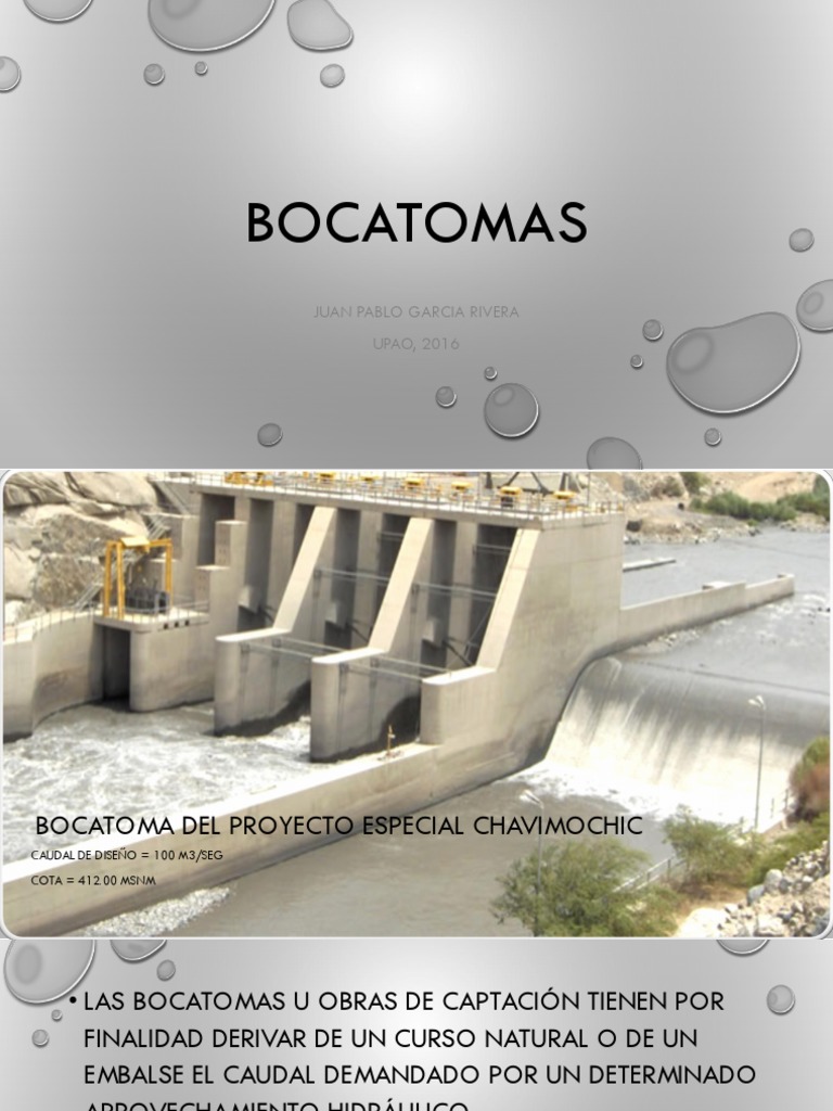 Bocatoma | PDF | Río | Canal