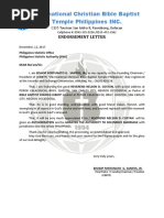 Affiliation Sample Letter 2 | PDF