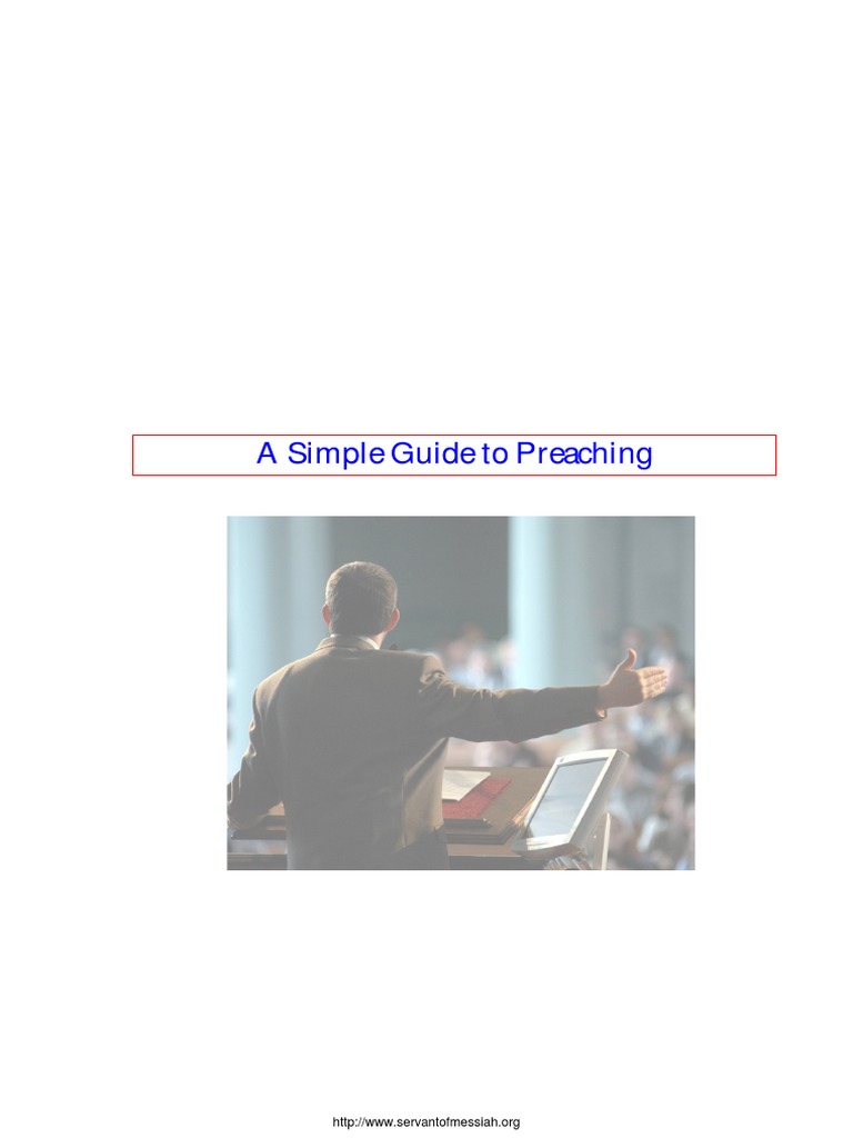 Simple Guide To Preaching Gerald Rowlands PDF | PDF | Expository ...