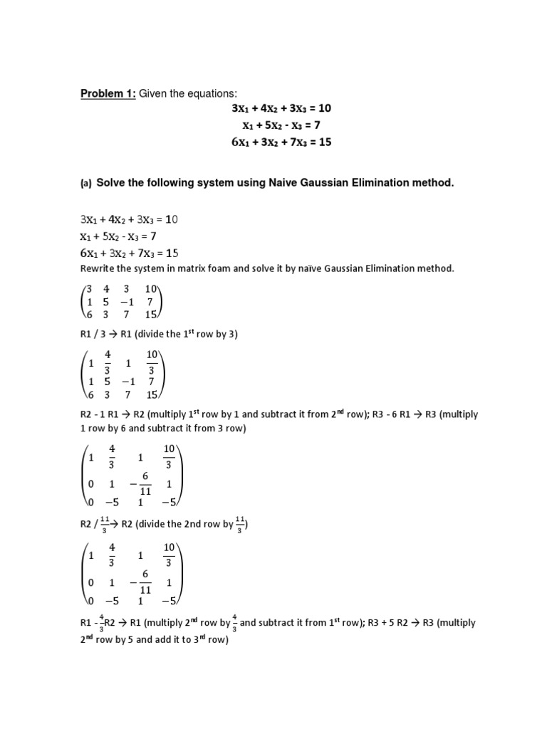 Project 1 | PDF | Matrix (Mathematics) | Theoretical Computer Science