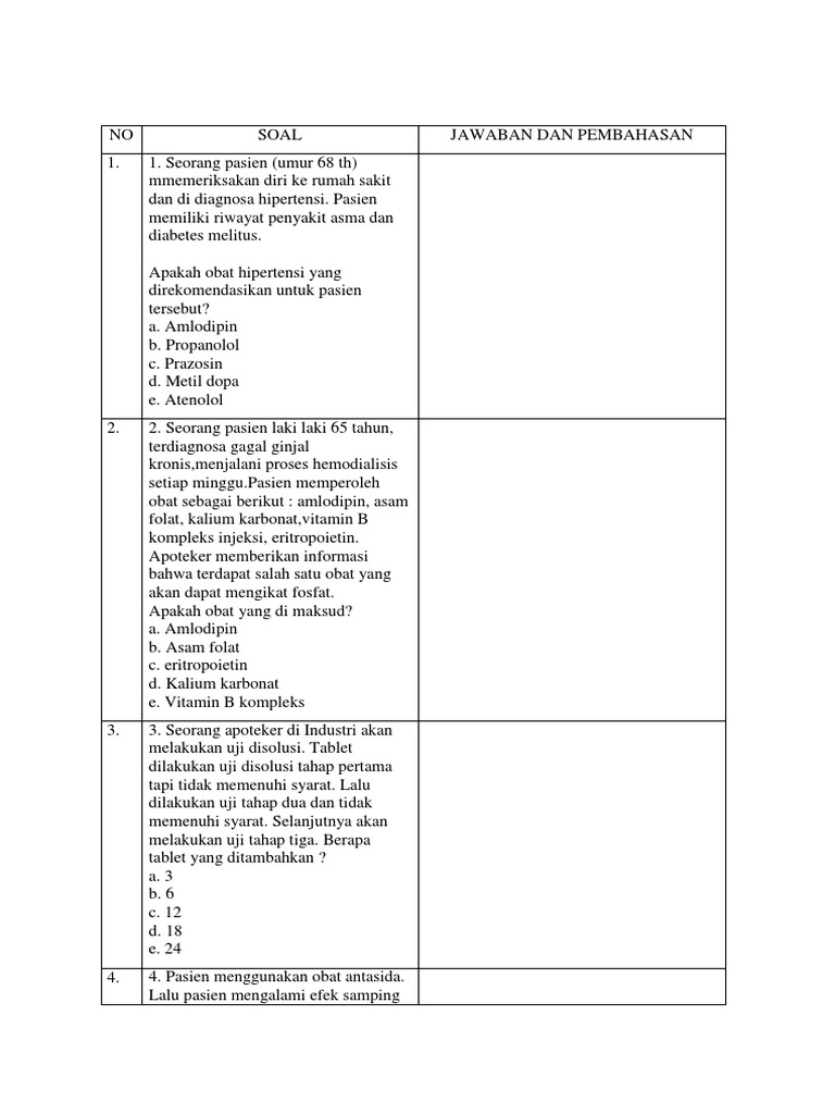 Soal Try Out Ukai 1 Unsoed | PDF