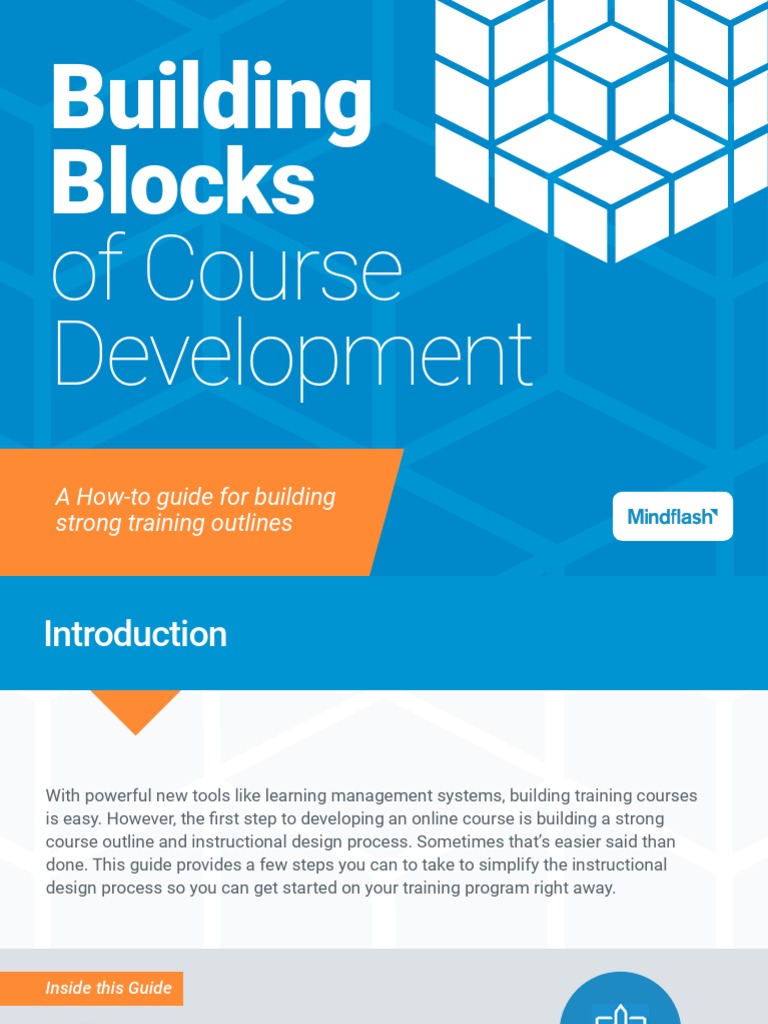 Guide - Building Blocks For Course Development | PDF | Educational ...
