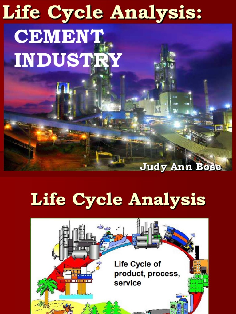 Life Cycle Analysis of Cement Industry | PDF | Life Cycle Assessment ...