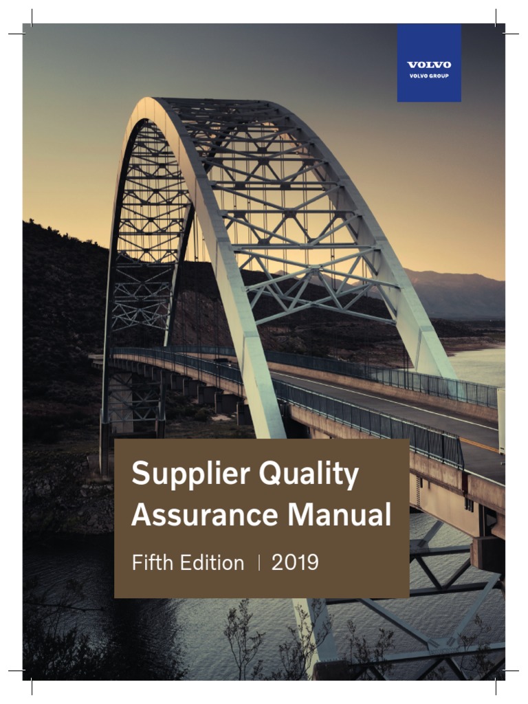 Volvo Supplier Quality Assurance Manual | PDF | Supply Chain | Safety
