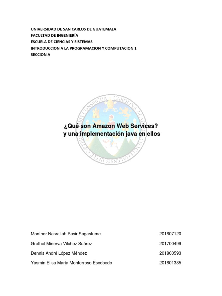 AWS | PDF | Servicios web de Amazon | Computación en la nube