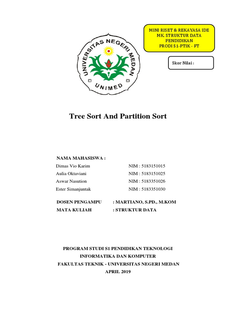 Tree Sort & Partition Sort | PDF