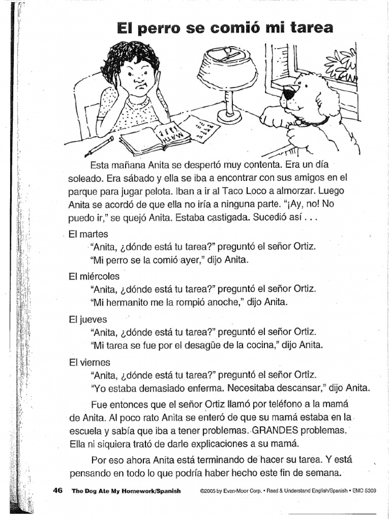 El Perro Se Comio Mi Tarea | PDF