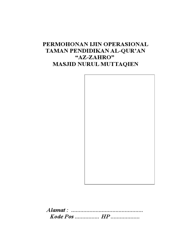 Contoh Proposal Ijop | PDF | Karier & Perkembangan