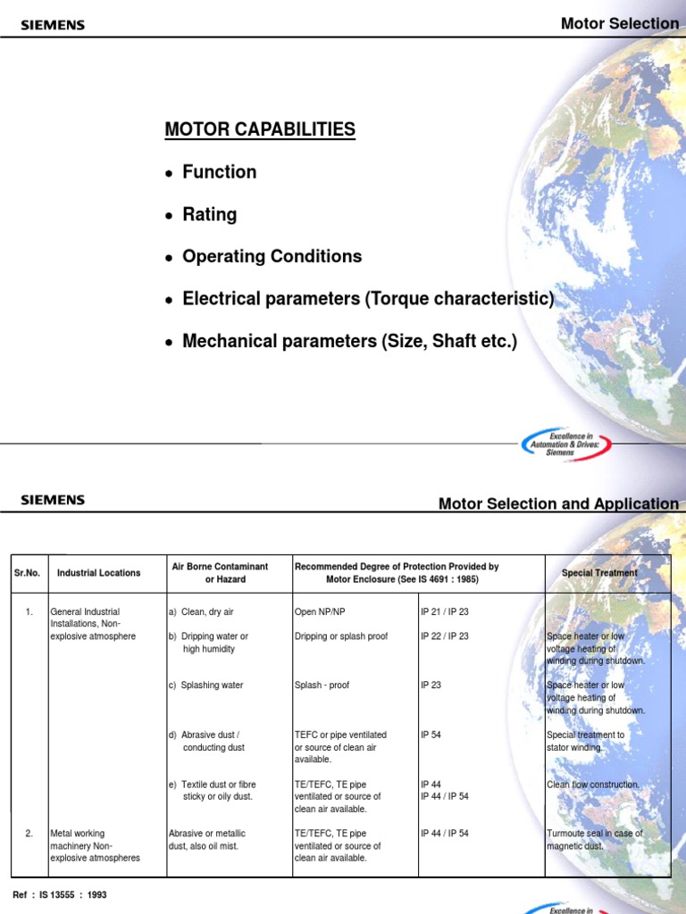 Motor Selection Folios | PDF | Electric Motor | Electromagnetism