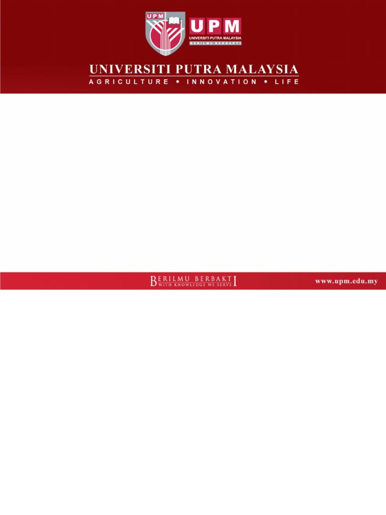 UPM Presentation Template Overview | PDF
