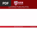 Contoh Template Upm | PDF