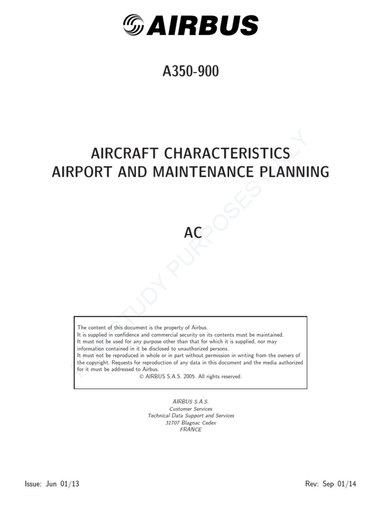 Ac A350 A350-900 01sep2014 PDF | PDF | Aviation | Aircraft