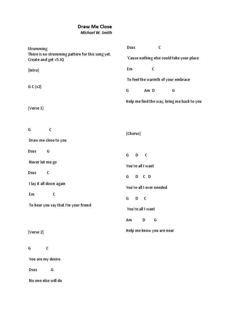 Draw Me Close | PDF