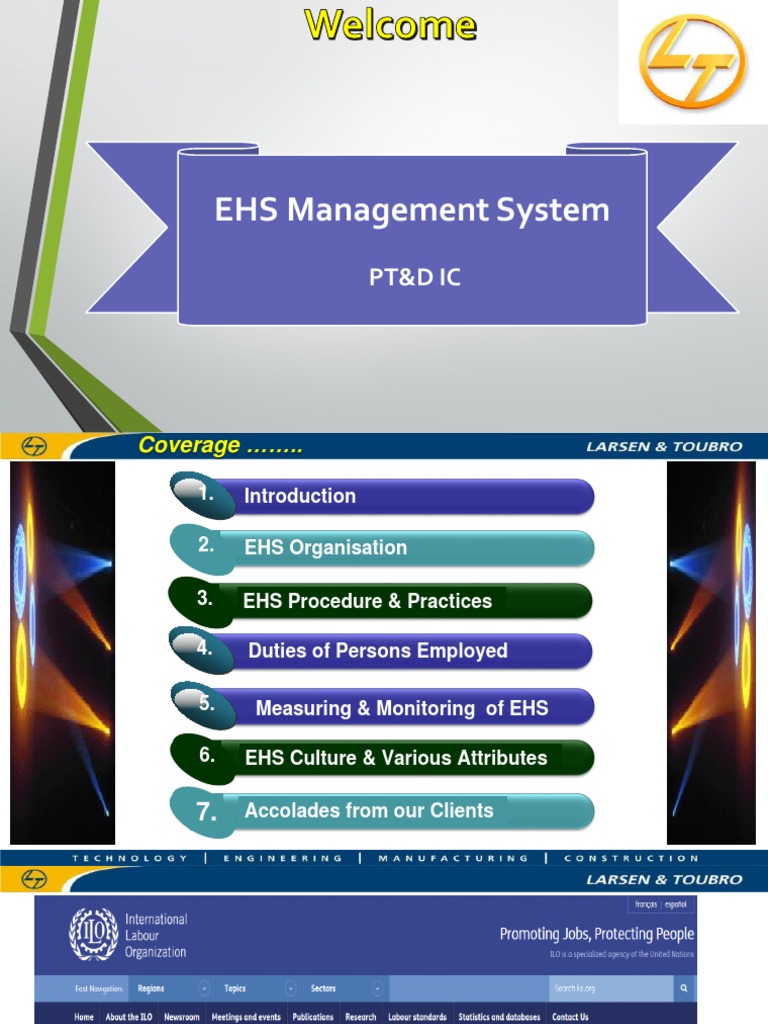 EHS Management System: PT&D Ic | PDF | Occupational Safety And Health ...