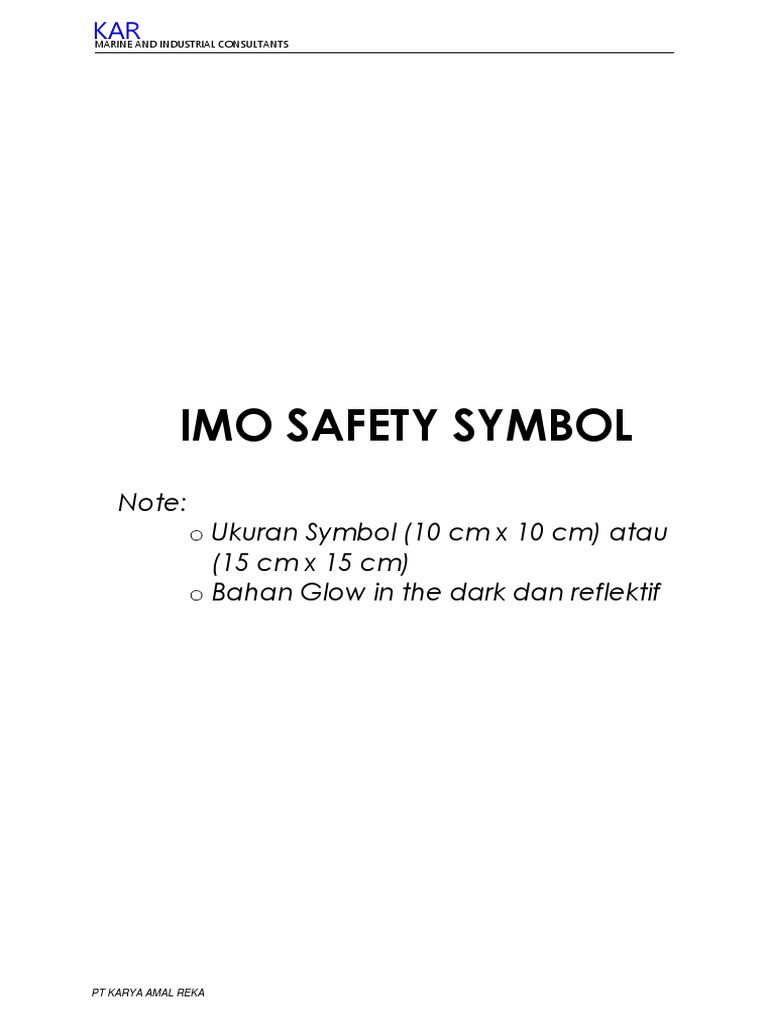 Imo Symbol DWG - 1 | PDF