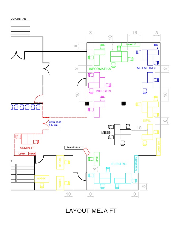 Layout Meja FT | PDF