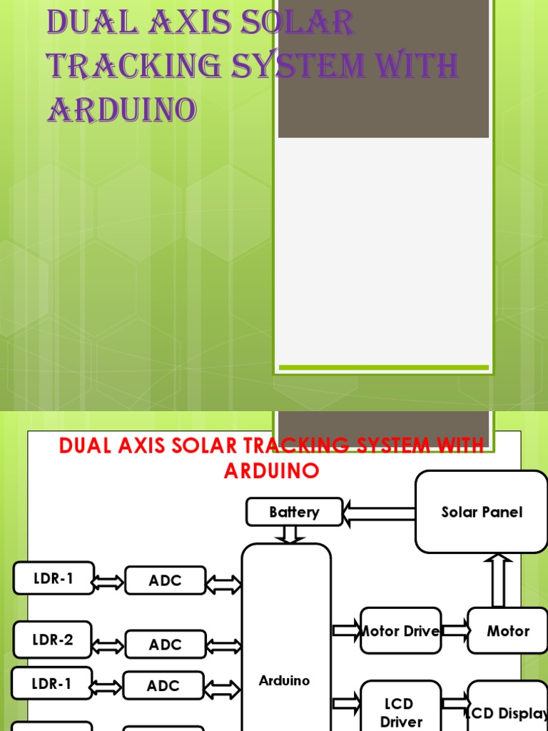 Dual Axis Solar Tracking System With Inverter | PDF | Microcontroller ...
