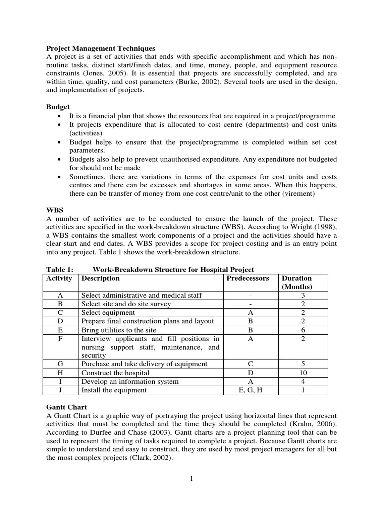 Project Management Tools Overview | PDF | Project Management ...