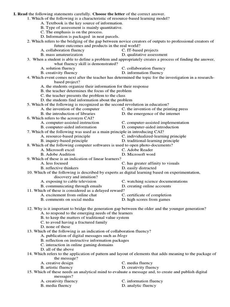 Review Quiz Edtech2 Midterm | PDF | Fluency | Educational Technology