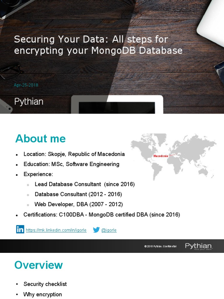 Securing Your Data - All Steps For Encrypting Your MongoDB Database - FileId - 136891 | PDF ...