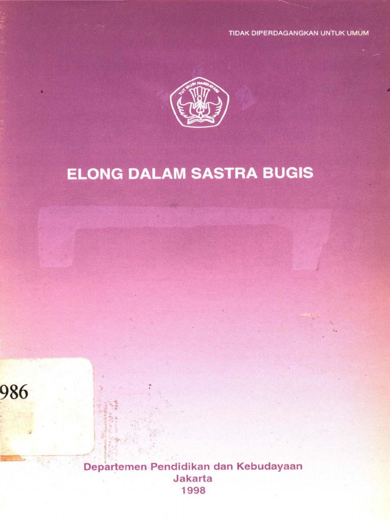 Elong Dalam Sastra Bugis PDF | PDF | Seni & Disiplin Bahasa | Seni