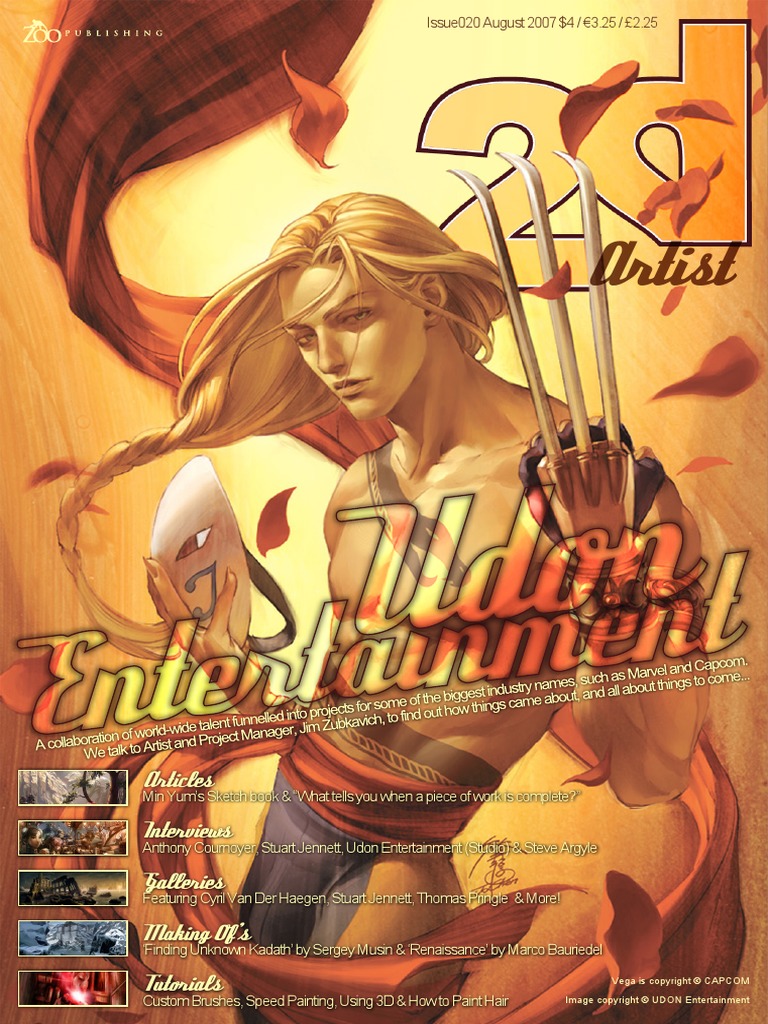 2DArtist Issue 020 Aug07 Highres PDF | PDF | Graphic Design | Video Games