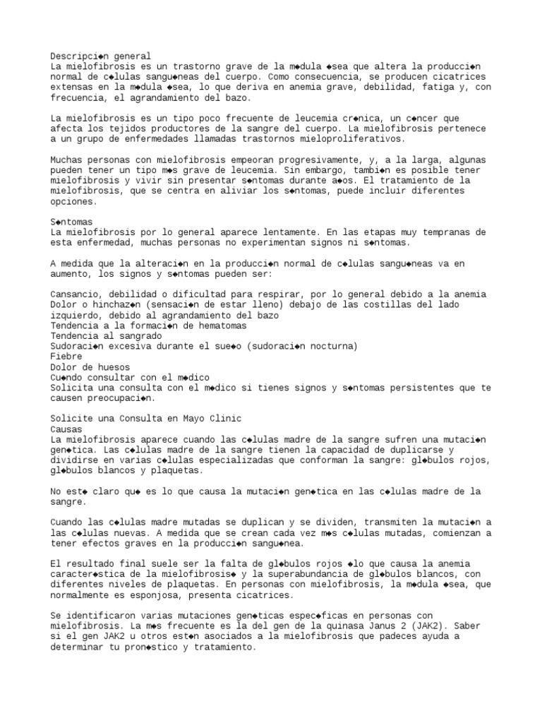 Microfibrosis Wiki | PDF | Leucemia | Plaqueta