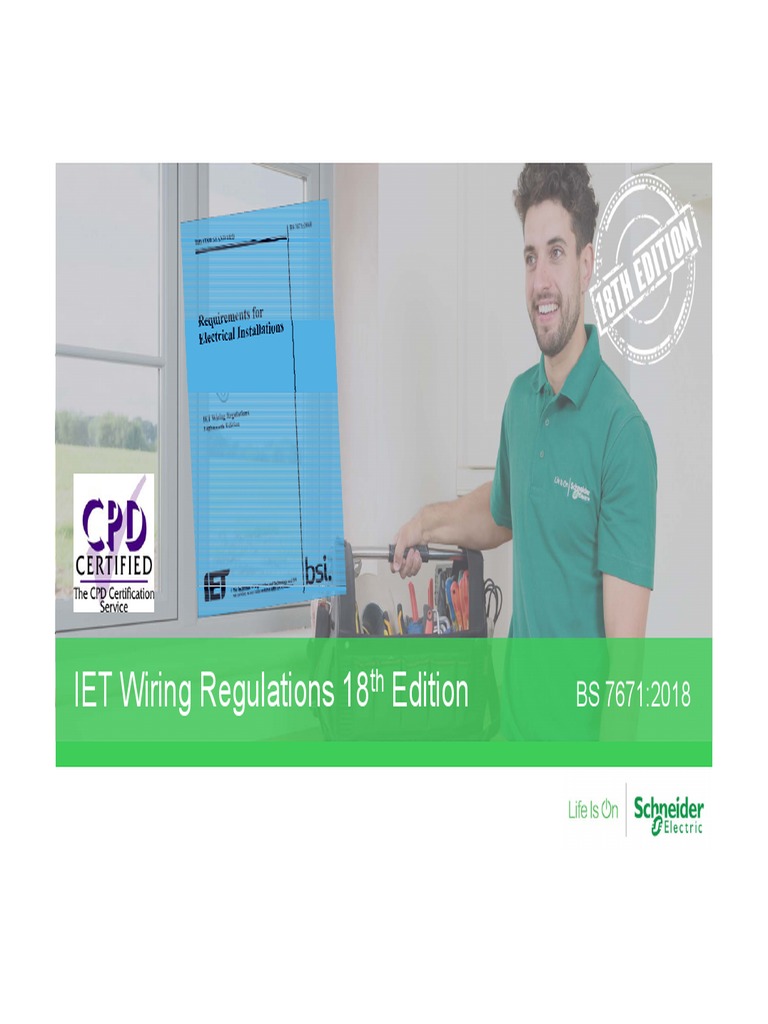 IET Wiring Regulations 18 Edition | PDF | Electric Arc | Fuse (Electrical)