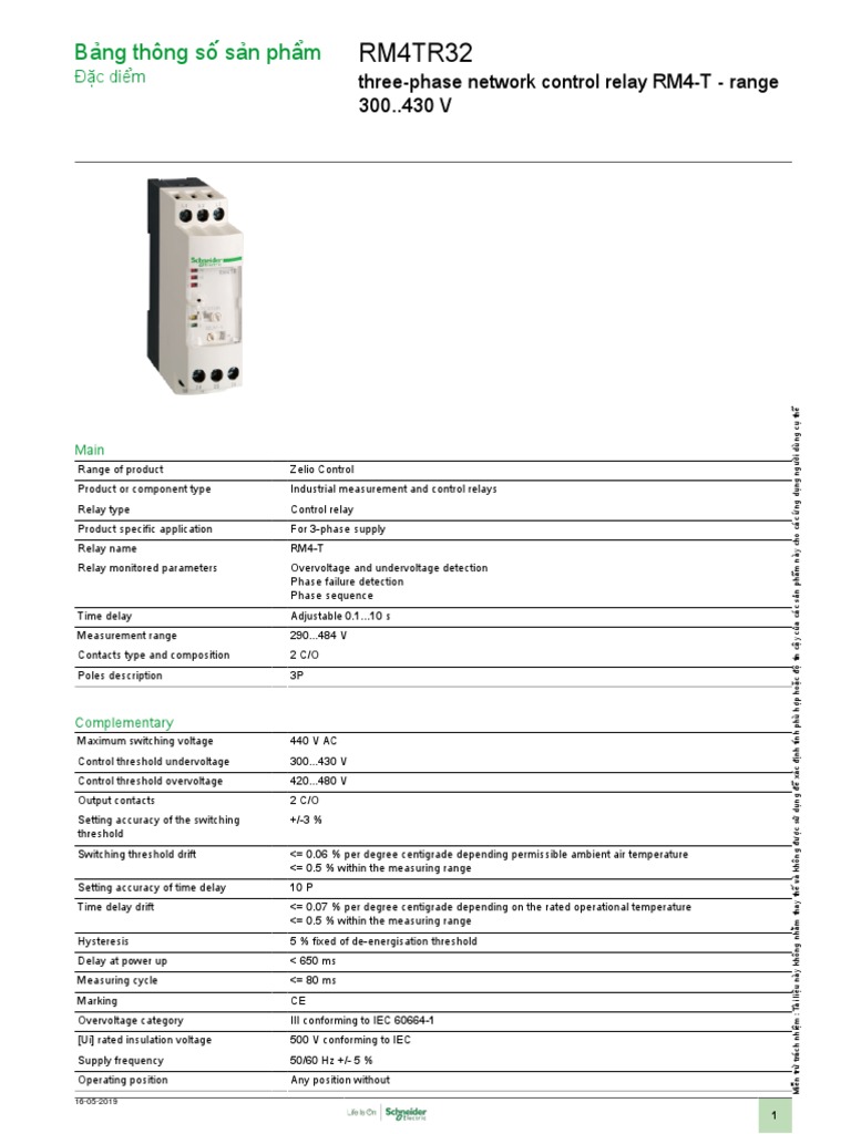 Relays RM4TR32 | PDF | International Electrotechnical Commission | Relay