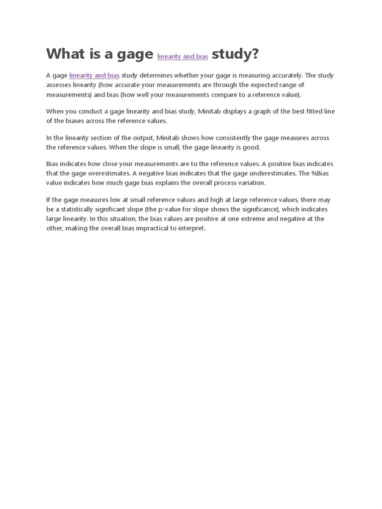 What Is A Gage | PDF | Accuracy And Precision | Standard Deviation