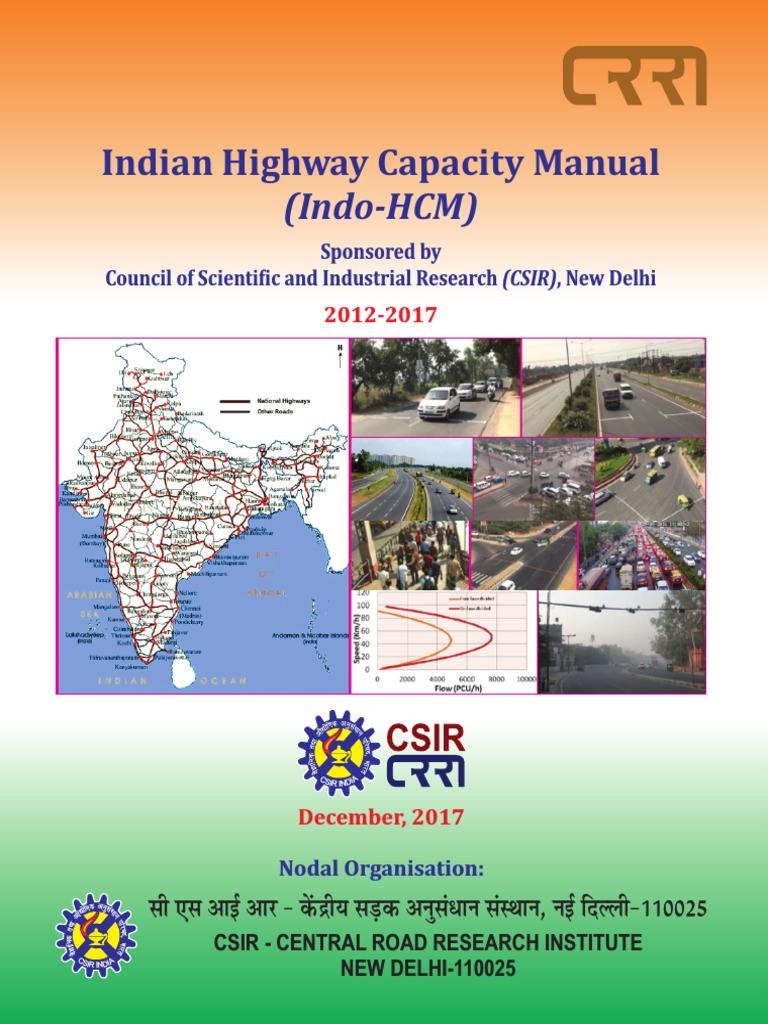 Indian Highway Capacity Manual: (Indo-HCM) | PDF | Root Mean Square ...