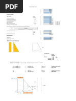 Dimension Details For PCC Retaining Wall: A B D5 D3 1 1 | PDF ...