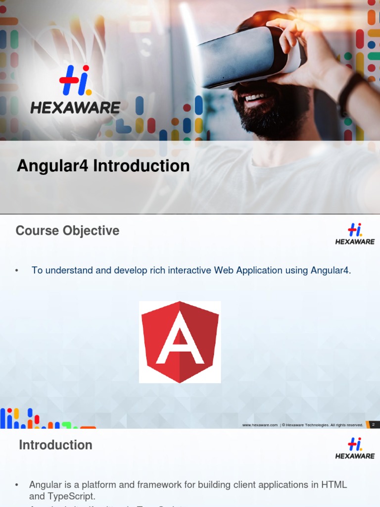 Angular4 Introduction | PDF | Class (Computer Programming) | Modular Programming
