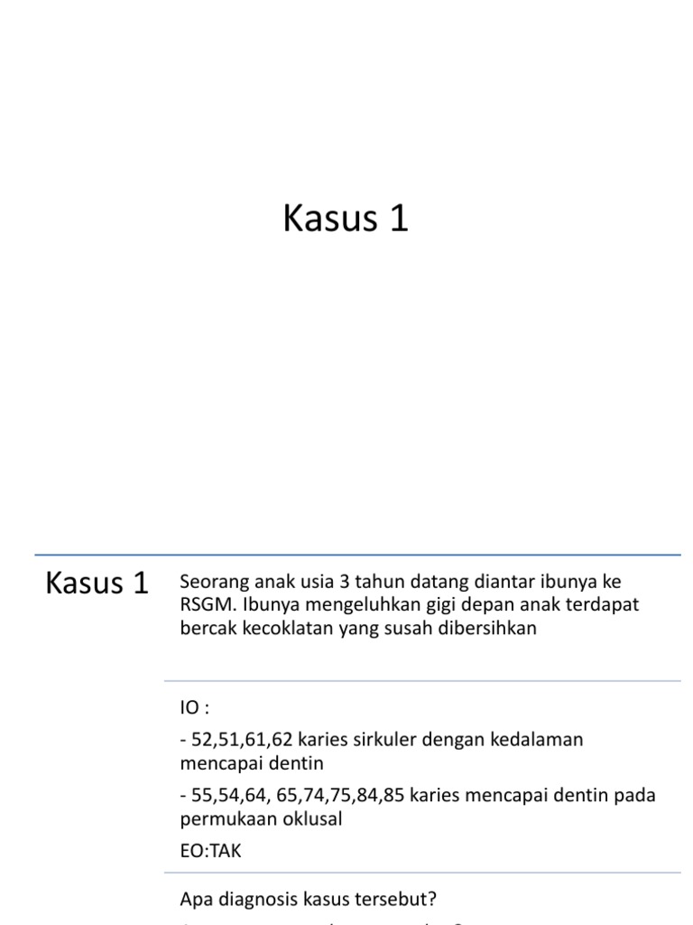 Kasus 1 Pedo | PDF