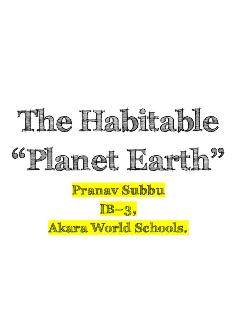 Photosynthesis: Key to Earth's Habitability | PDF | Photosynthesis | Plants