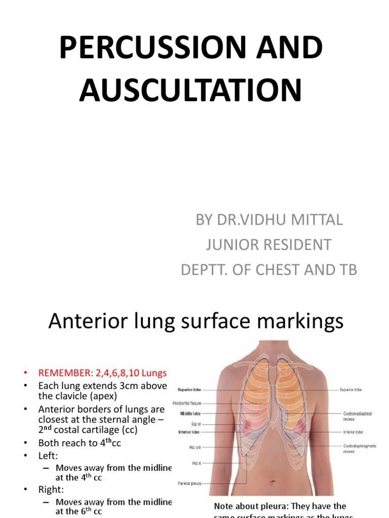 Lung Percussion Techniques and Findings | PDF | Respiratory Tract | Lung