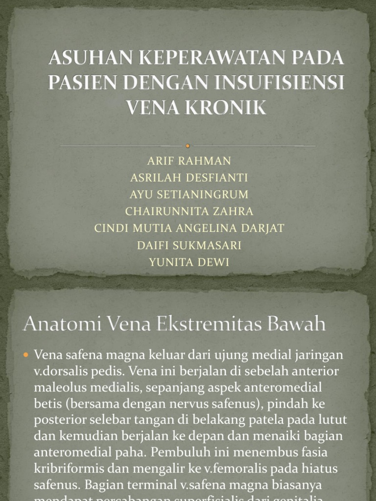Insufisiensi Vena Kronik | PDF