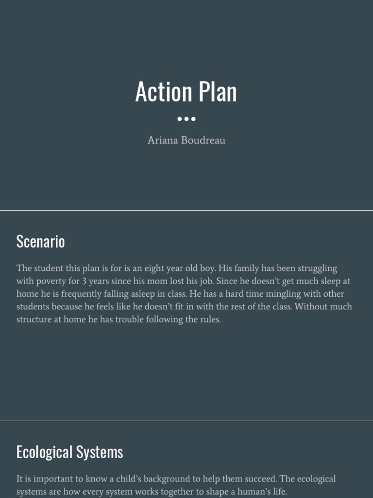 Action Plan | PDF | Lesson Plan | Classroom