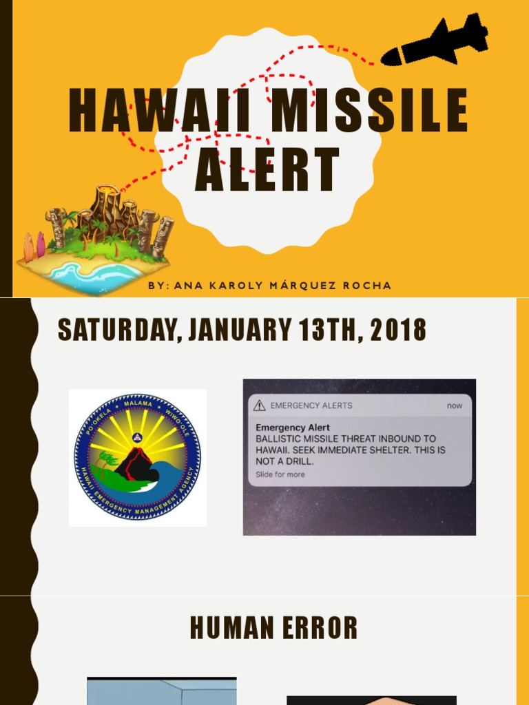 Hawaii Missile Alert Human Error Explained | PDF | Disaster And Accident