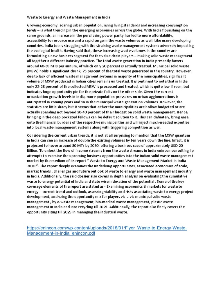 Startup - Waste To Wealth | PDF | Waste Management | Municipal Solid Waste