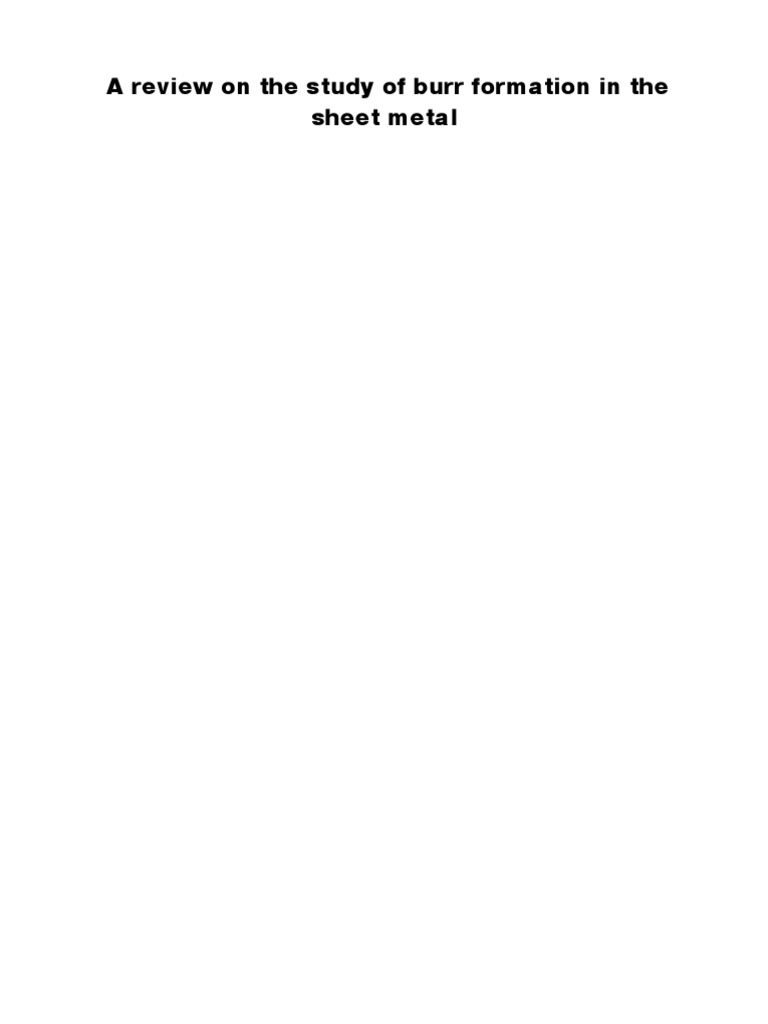 Double Column Research Paper Format | PDF | Sheet Metal | Wear