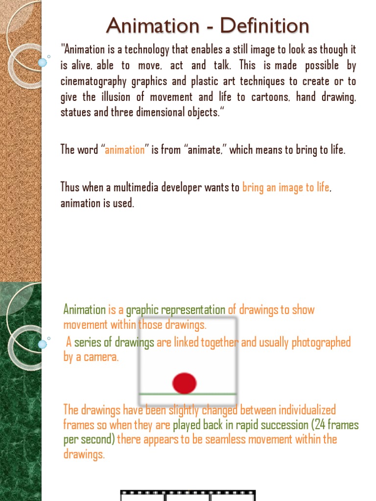 Animation - Definition: Animation Bring An Image To Life | PDF ...